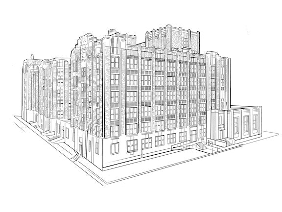 Philadelphia Building BOK Venue Portrait Vector Download – Melissa ...