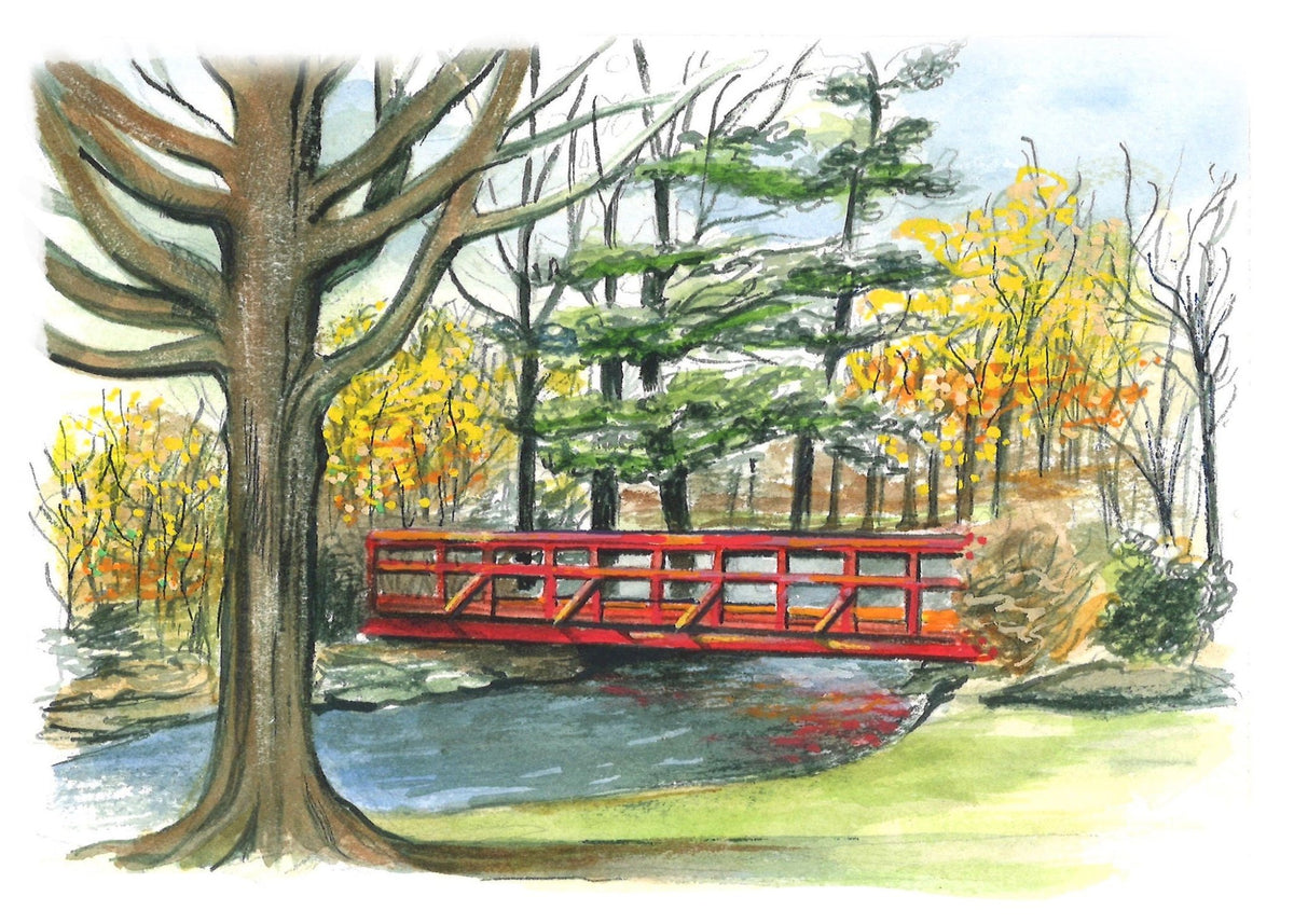 Knight Park, Collingswood Watercolor Painting Digital Download ...
