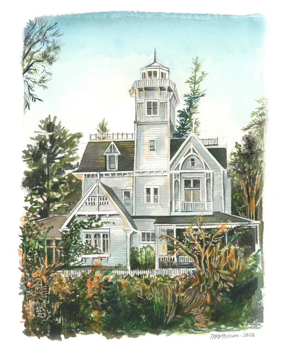 Practical Magic Art Fine Art Print - Owens House – Melissa Rothman ...